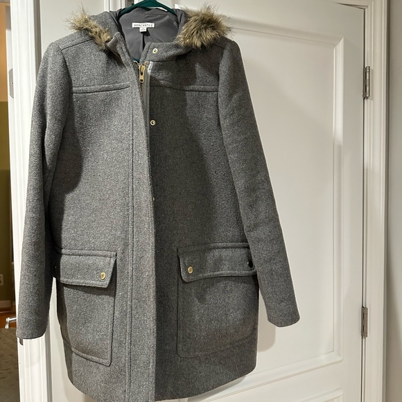 J. Crew Factory | Jackets & Coats | J Crew Factory Mercantile Wool Coat ...